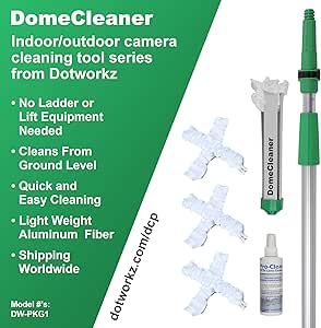 Amazon.com : DomeWizard Dome Lens Cleaning Package Pro Kit : Security ...
