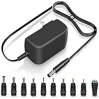 Amazon.com: 9V 3A 2.5A Universal AC/DC Adapter 27W Max UL Listed ...