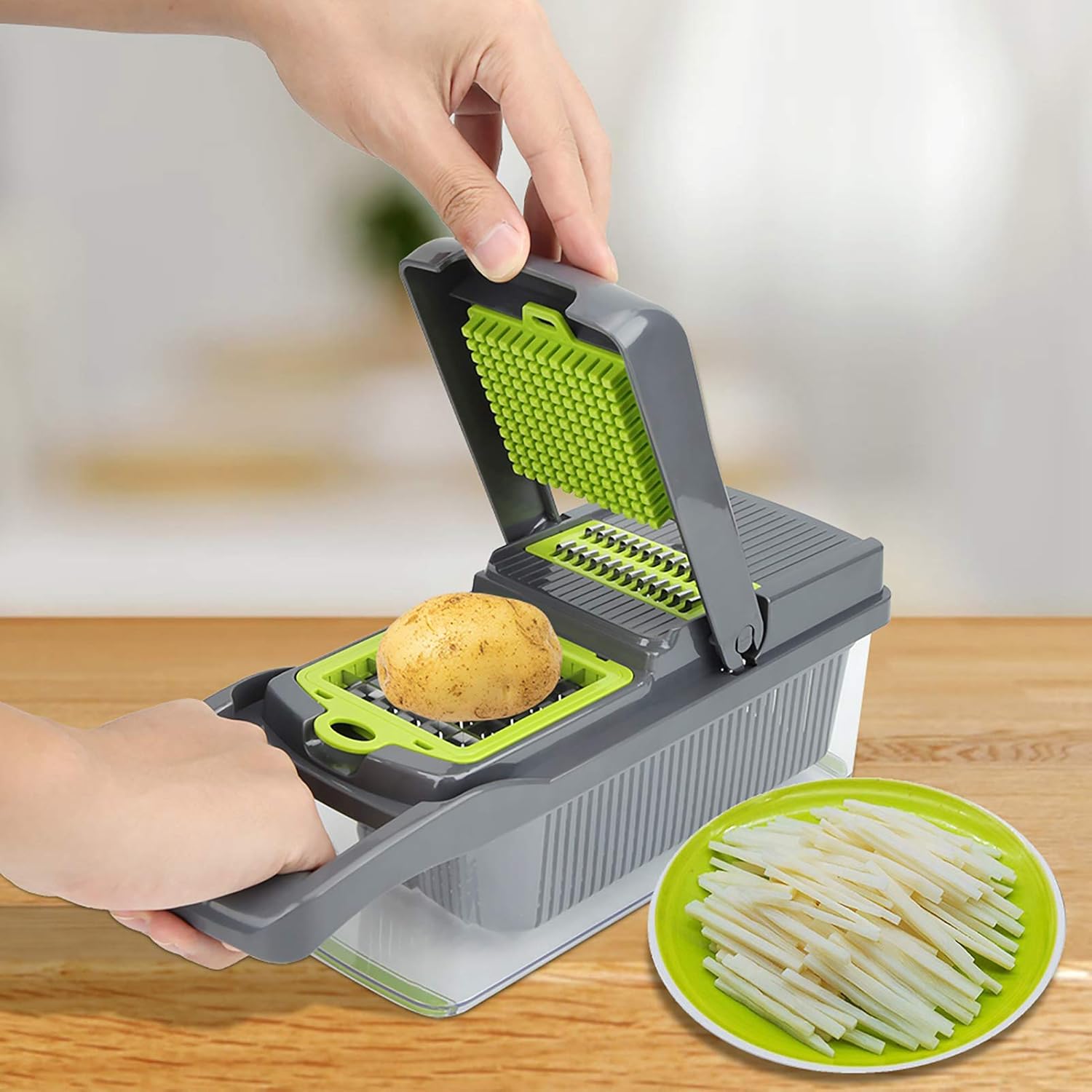 Multifunction Easy Operated Vegetable Cutter, Press Design Carrot ...