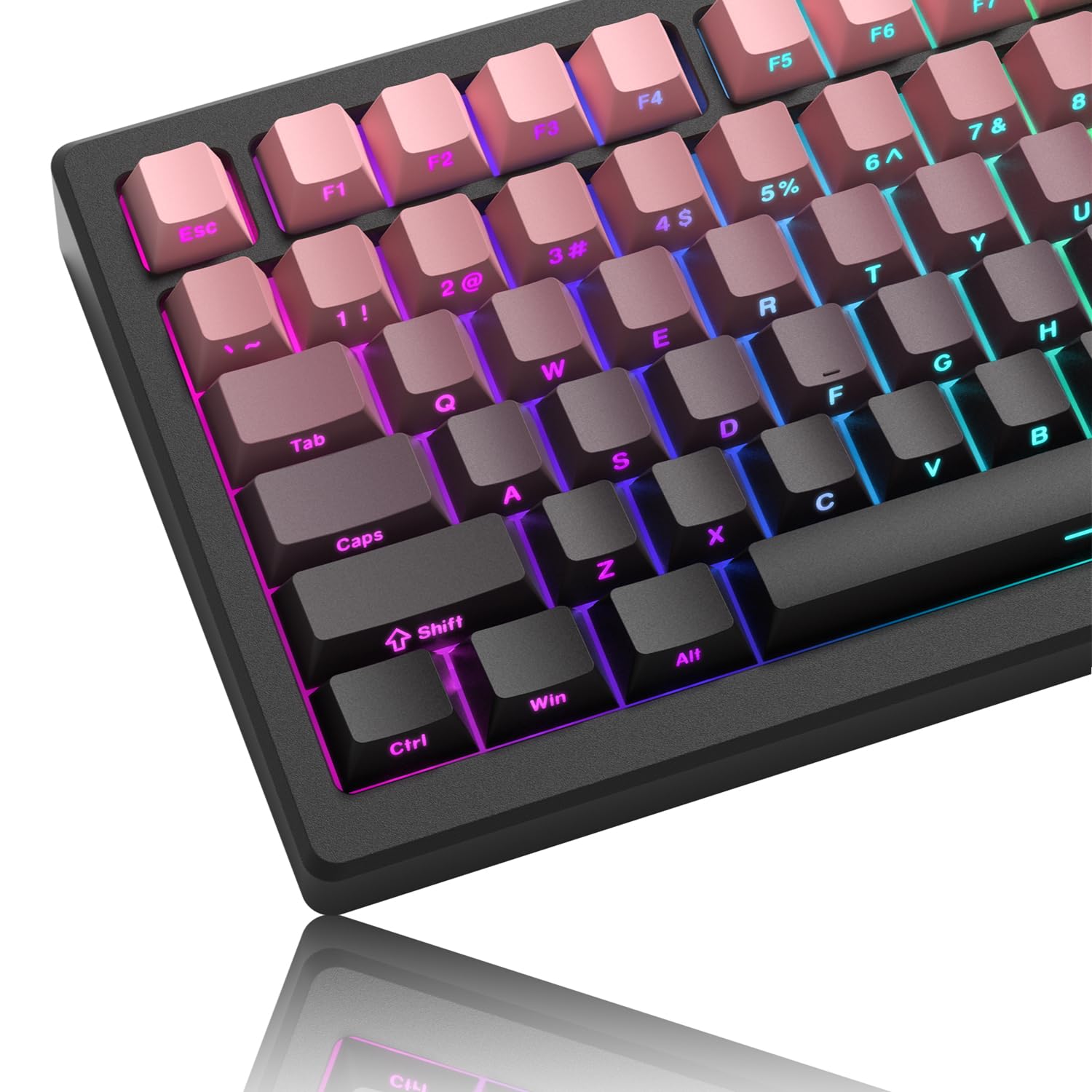 Mua Womier Shine Through Keycaps - PBT Keycaps 75 Percent, Side Print ...