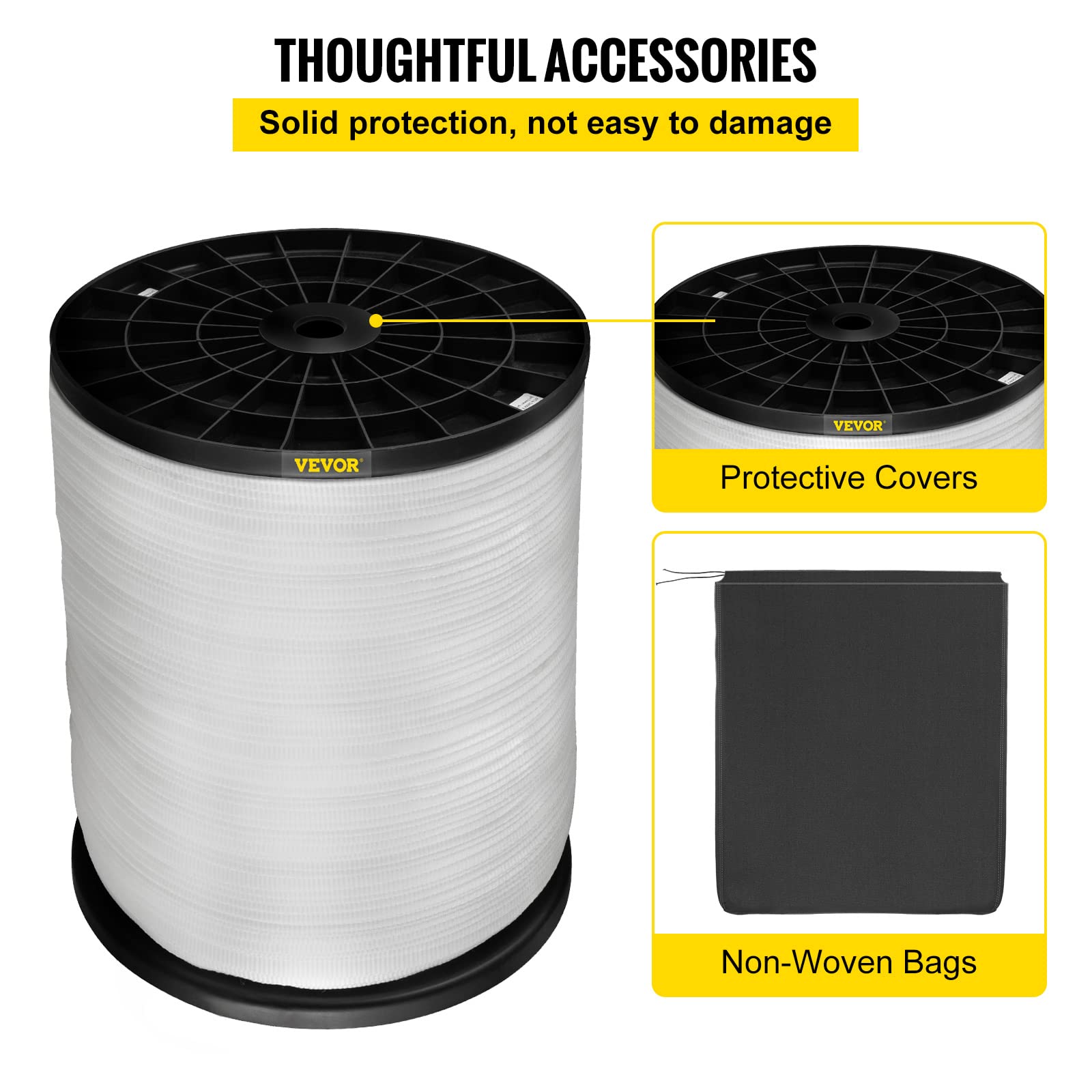 Mua VEVOR Pull Tape, 1800 lbs Tensile Capacity, Professional Flat Rope ...