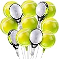 Amazon.com: Motionchic 12 Pieces Tennis Party Balloons Green, Foil ...