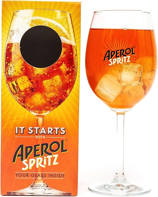 Branded Limited Edition Aperol Spritz Stemmed Cocktail Glass 51cl ...