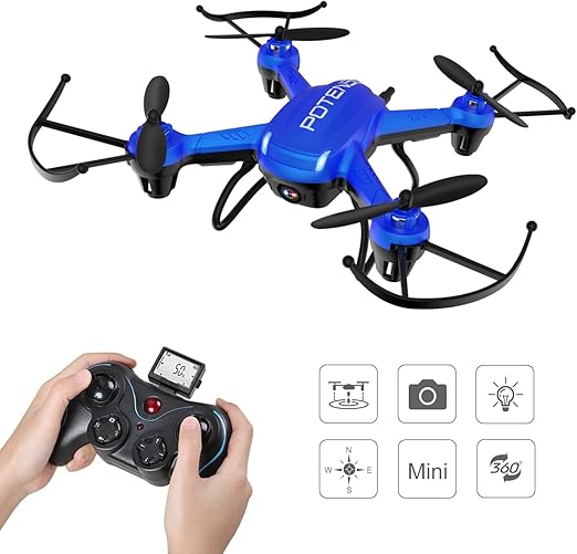 Potensic Hover Drone 186C con Cámara HD 2MP, Regalo Navidad para niño ...