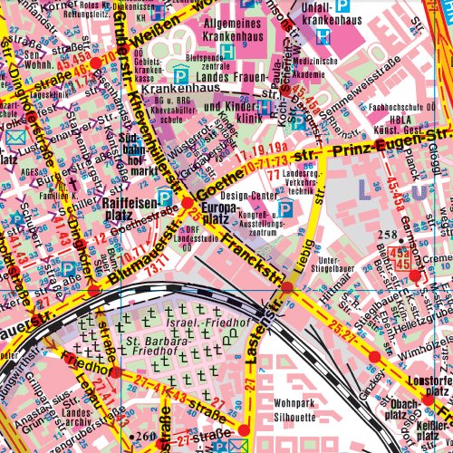 LINZ STREET MAP By Freytag & Berndt **BRAND NEW** | eBay