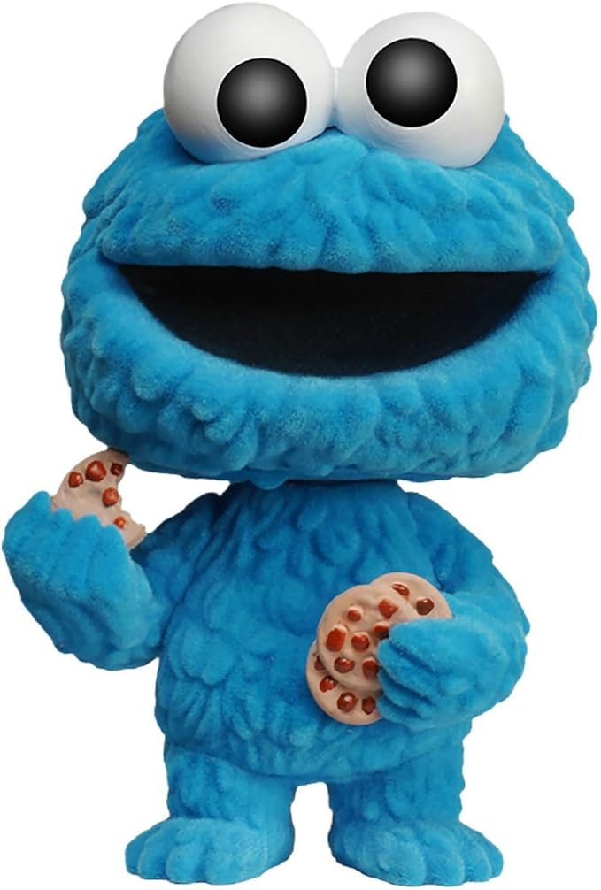 Cookie Monster Flocked (Sesame Street) NYCC Funko Pop! Vinyl Figure ...
