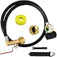 Amazon.com : Propane Refill Adapter for 1 lb. tanks,1lb Propane Tank Refill Adapter with Valve ...