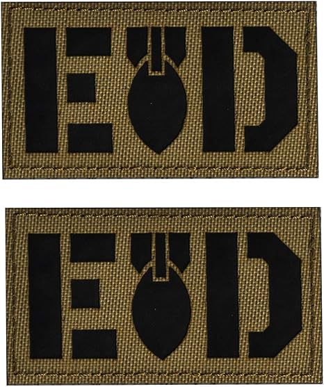 Amazon.com: Reflective EOD Patch Explosive Ordnance Disposal Bomb Squad ...