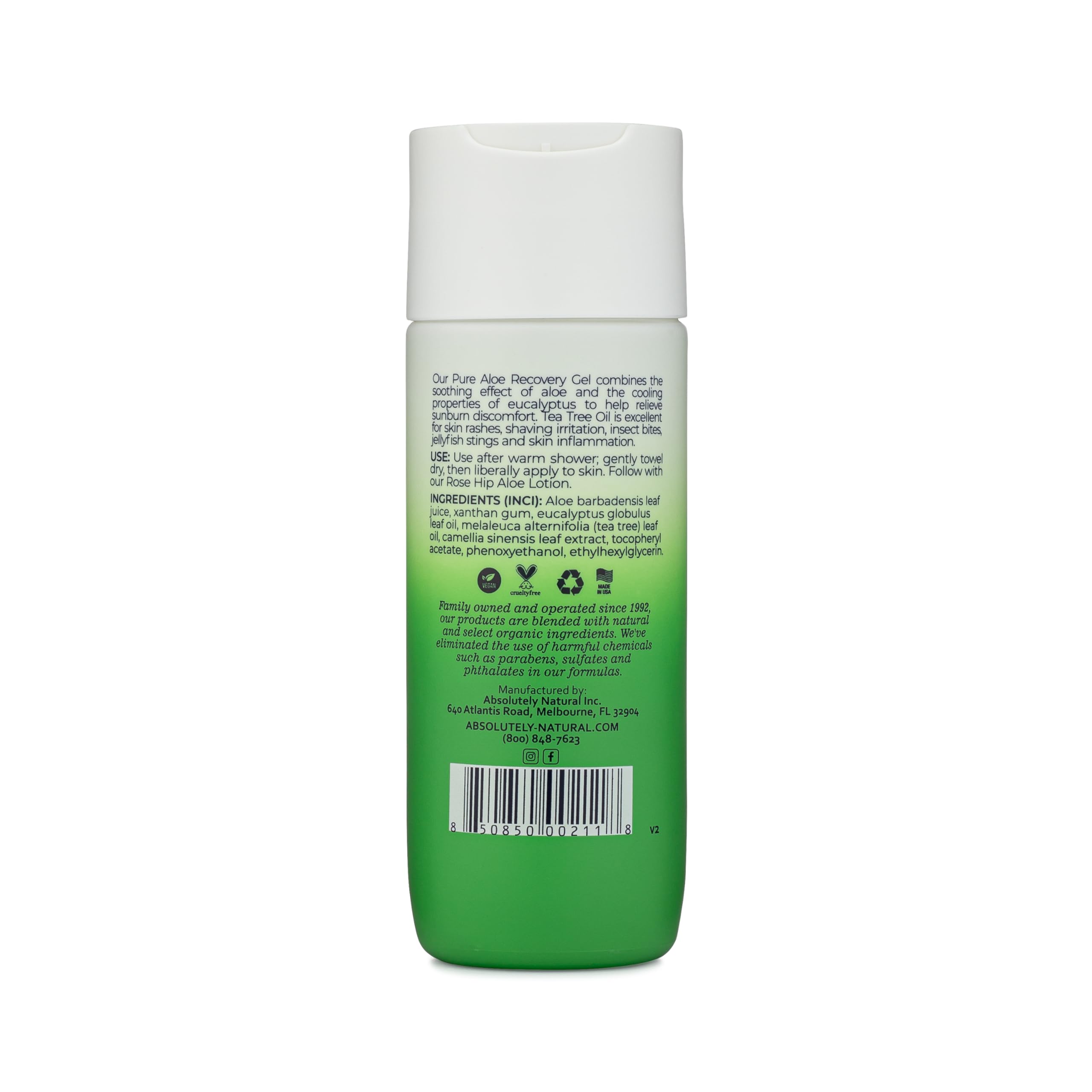 Mua Absolutely Natural - 100% Pure Aloe Vera Cooling Gel - Lotion for ...