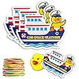 Amazon.com: ConQuackulations 35Pack Duck Tags for Cruising - Ship ...