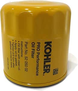 Amazon.com : OEM Kohler Oil Filter 52 050 02-S 5205002-S Small Gas ...