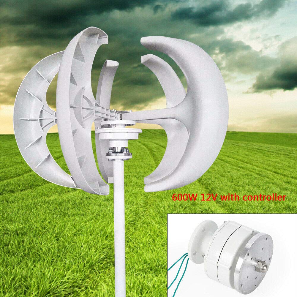 Amazon.com: FLYHERO Wind Turbine Generator, 5 Blades Wind Turbine ...