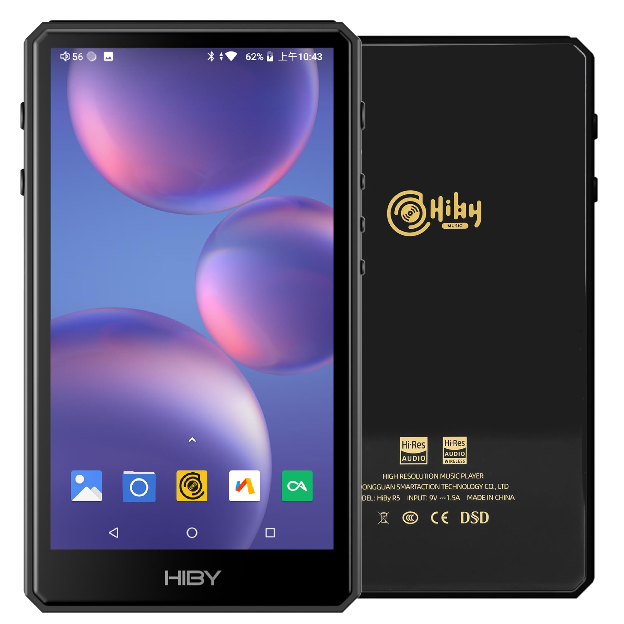 Mua HiBy R5 Gen 2 Hi Res Audio Player Android Mp3 Mp4 Player with Class A Headphone Amplifier ...