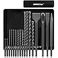 Amazon.com: SDS-Plus Rotary Hammer Drill Bit Set - 17 Piece Heavy Duty ...