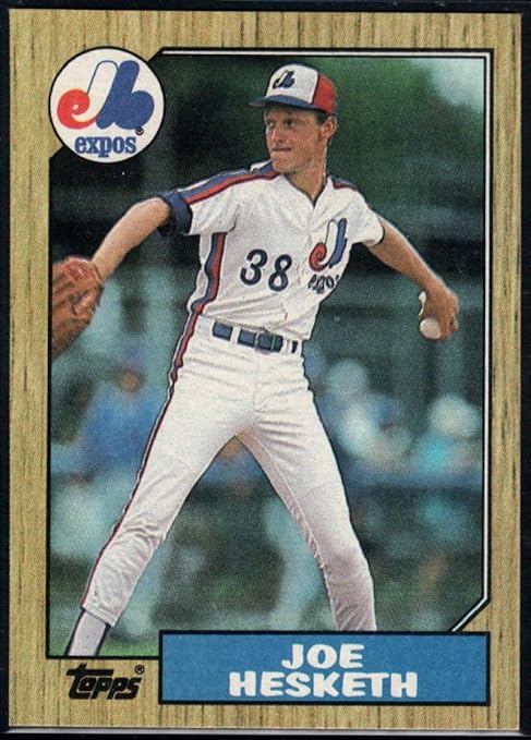 Amazon.com: Baseball MLB 1987 Topps #189 Joe Hesketh Expos ...