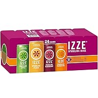 Amazon.com : IZZE Sparkling Juice 4 Flavor Variety Pack, 8.4 Fl Oz (Pack of 24) : Fruit Juices ...