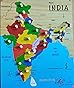 Kinder Creative India Map, Brown : Amazon.in: Office Products