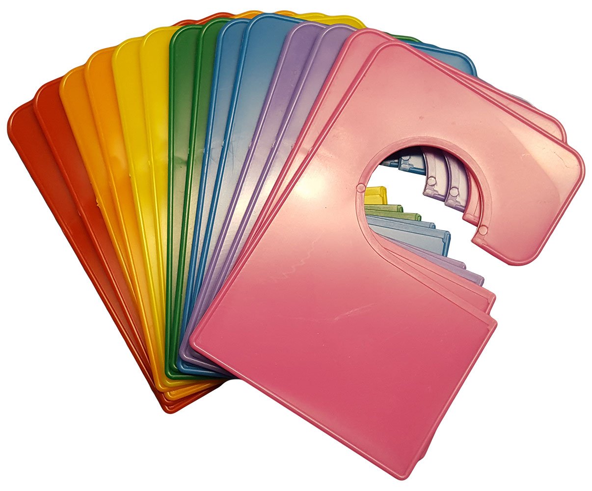Amazon Clothing Hanger Dividers 42 Pack 6 Colors Nursery 