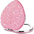 Amazon.com: Dimeho Compact Folding Mirror Heart Shaped Magnifying Mini ...