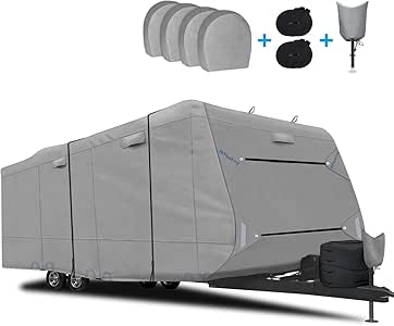Amazon.com: RVMasking Upgraded Waterproof & Windproof Travel Trailer RV ...