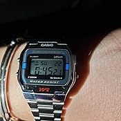 Casio Collection Unisex Adults Watch A163WA-1QES: Casio: Amazon.co.uk ...