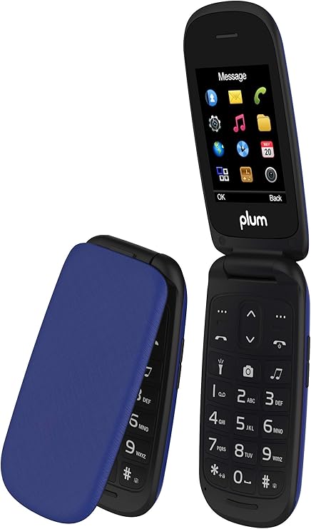 Amazon.com: Plum Flipper 2 - Flip Phone Unlocked GSM Big Screen Big ...