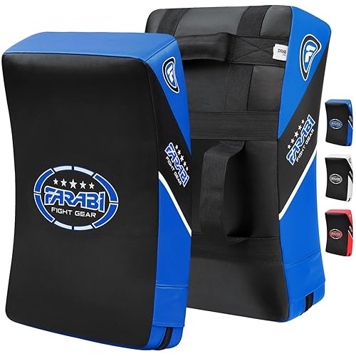 Farabi Sports Kick Shield 20.5 inches Large Curved Muay Thai Kicking ...