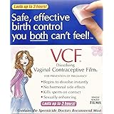 Amazon.com: VCF Vaginal Contraceptive Film, Single Sealed Films, 9 ct ...