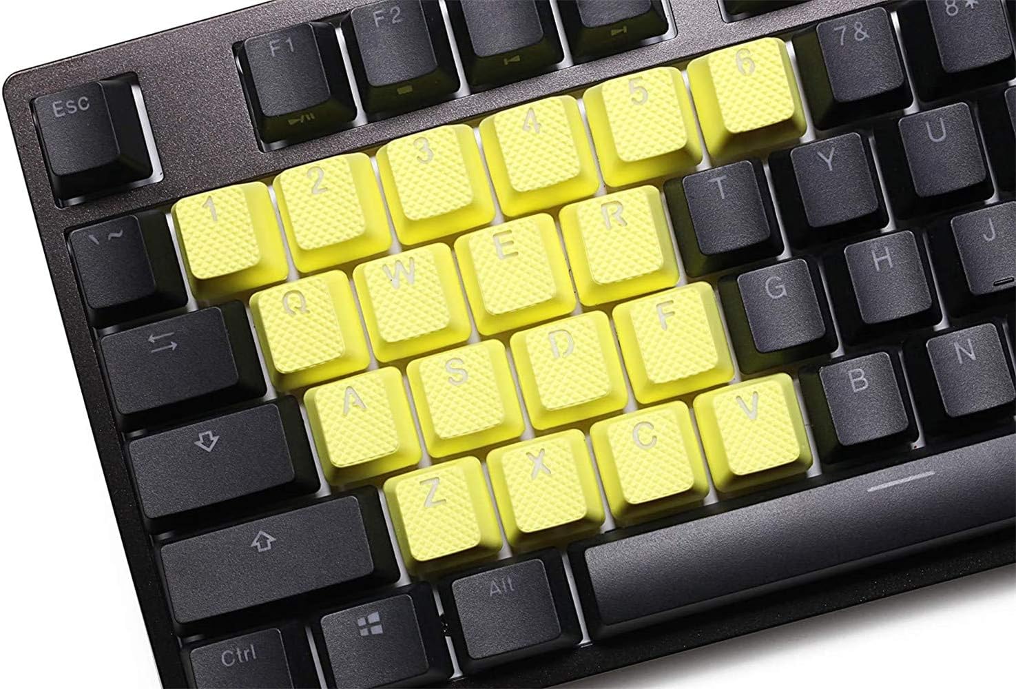 Gaming Keyboards Video Games Light Blue 22 Keys Taihao Rubber Double ...