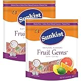 Amazon.com : Sunkist Fruit Gems Soft Candy, Assorted Natural Flavors, 2 ...