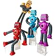 Amazon.com: Boxgear 4 Pieces LED Telescopic Suction Cup Robot Toy, Shape Changing Telescopic ...