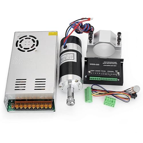 RATTMMOTOR DC Brushless Spindle Motor Kit, 500W 48V Spindle Motor Air ...