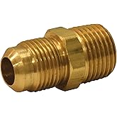 Amazon.com: Eastman 5/8 Inch OD Flare x 1/2 Inch MIP Gas Fitting Adapter for Natural Gas and ...