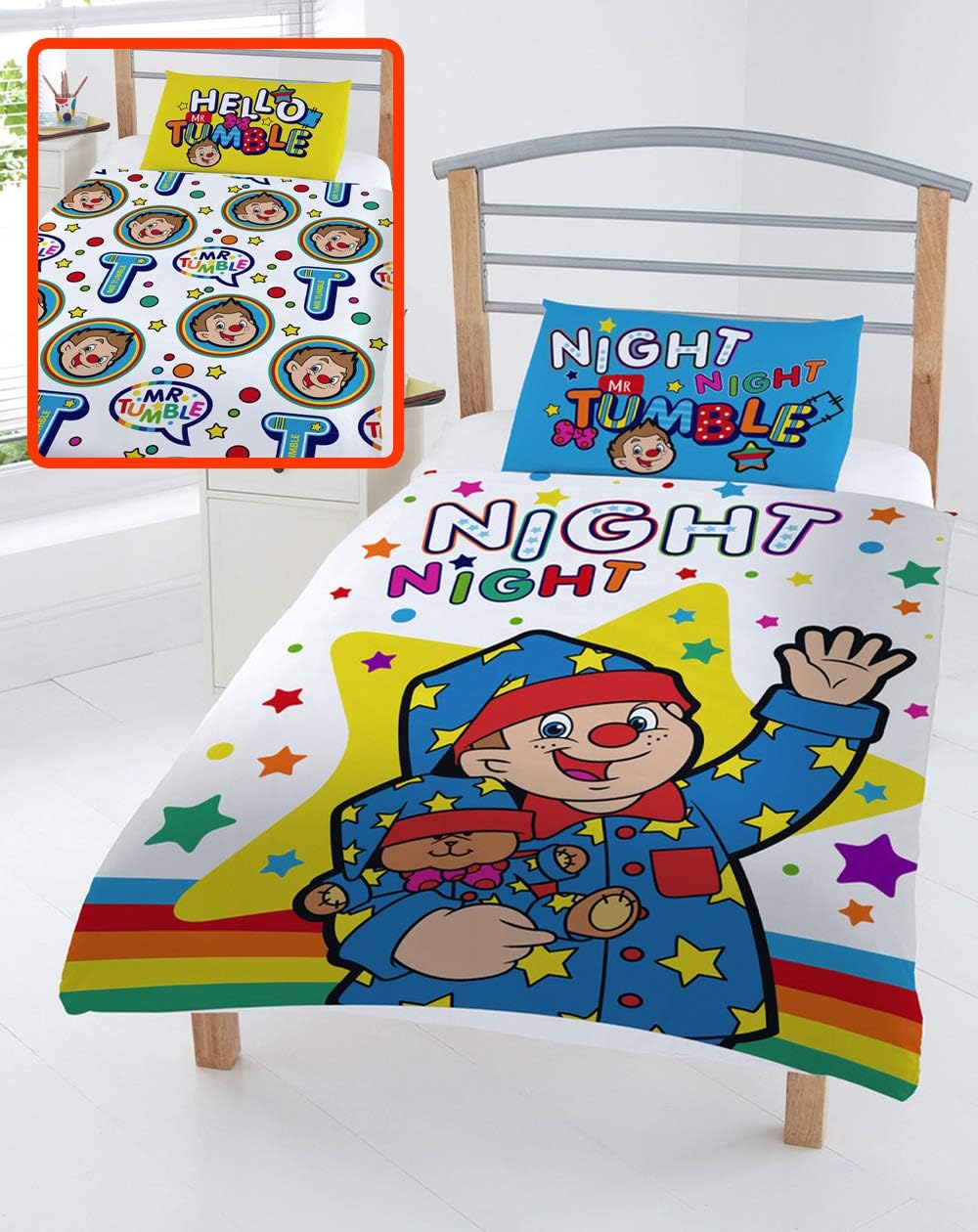 Mr Tumble Duvet Cover, Reversible Junior Duvet Cover Set For Girls ...