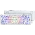 Amazon.com: CoolKiller CK68 Hot Swappable Transparent Keyboard with OLED Display, 60% RGB Custom ...