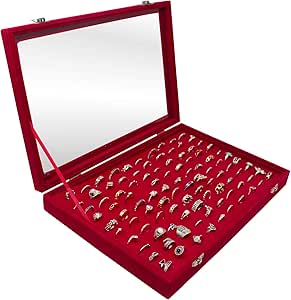 Ring Organizer Display Case ~ Multiple Rings Holder ~ Jewelry Tray ...