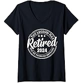 Amazon.com: Legend Has Retired 2024 Not My problem Anymore Retirement T ...