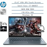 Amazon.com: HP Pavilion Laptop, 15.6" Full HD IPS Touchscreen, 10th Gen ...