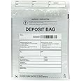 Amazon.com: Plastic Deposit Bags 100 Pack Clear 9''x 12'', Security ...