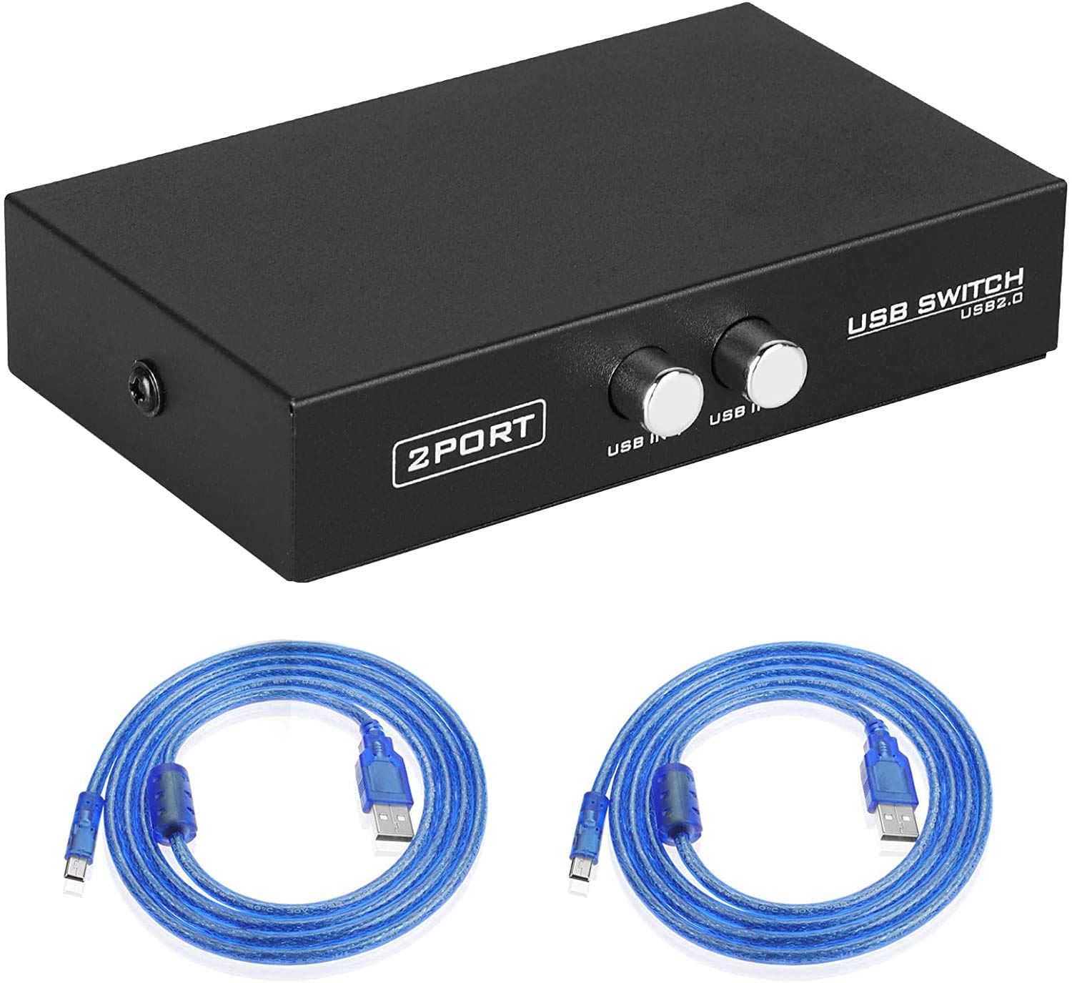 EEEKit 2 Port USB 2.0 Manual Printer Scanner Sharing Switch Hub - 2 PC ...