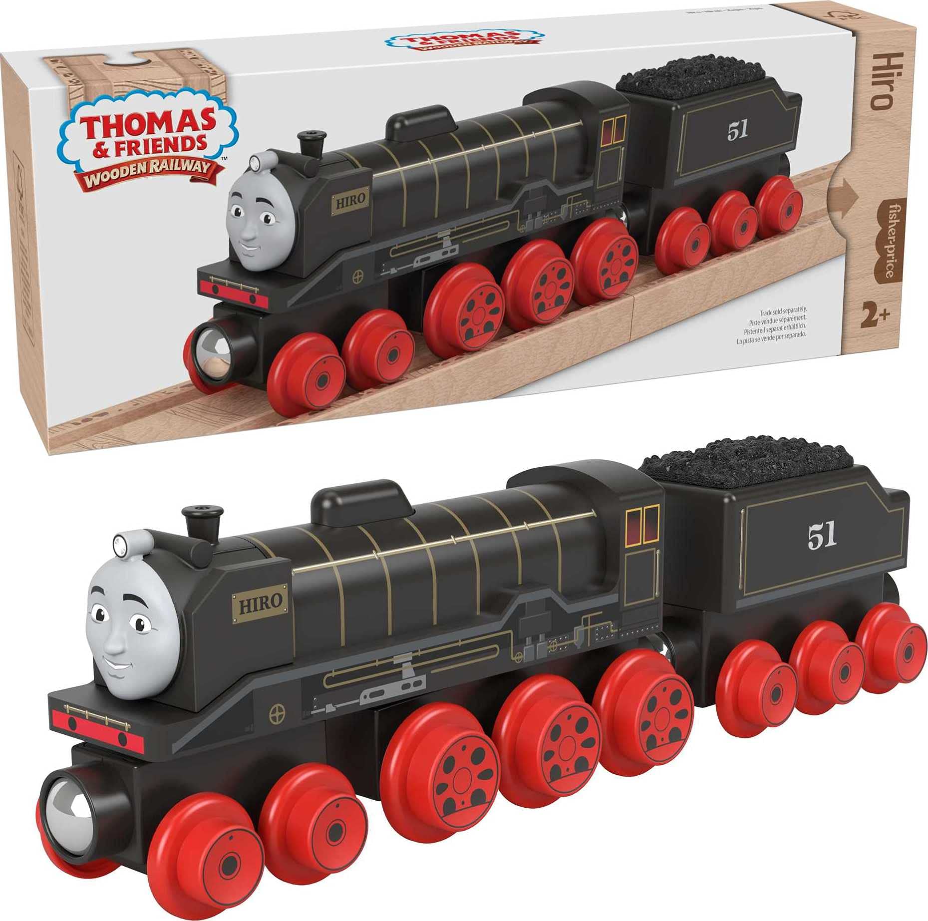 Mua Thomas & Friends Wooden Railway, Hiro Toy Train, Push-Along Engine ...