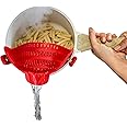Amazon.com: PERFECT PASTA PAL Clip-on Strainer for Pots - Silicone ...