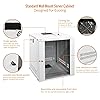 Tecmojo 12U Wall Mount Rack Network Cabinet for 19" IT Equipment,with ...