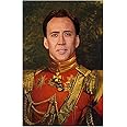 Amazon.com: Nicolas Poster - Celebrity Art - Faux Oil Painting Print ...