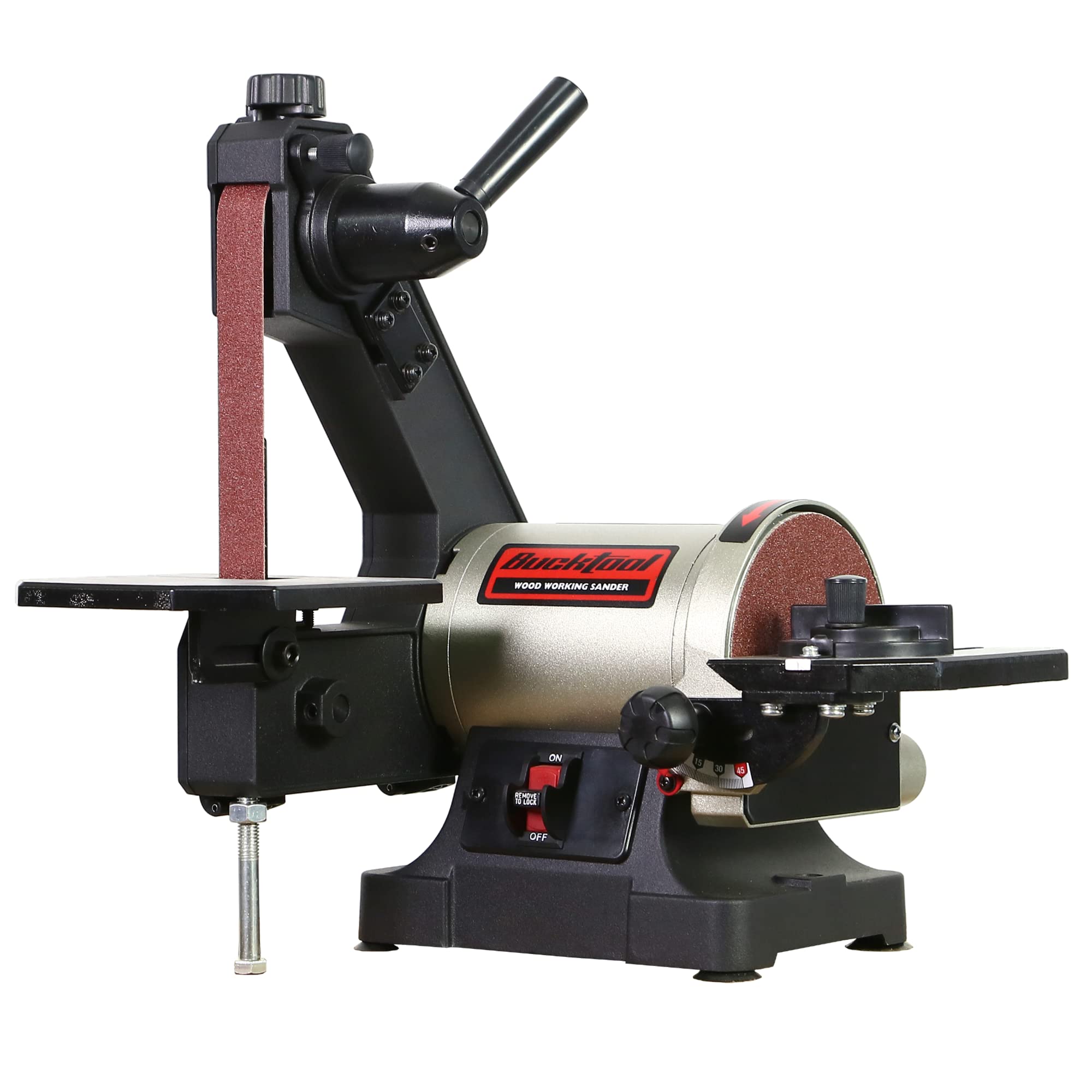 Mua Bucktool 1x30 Inch Bench Belt Sander with 5 Inch Disc with Wrench ...