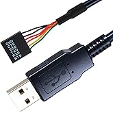 Amazon.com: FTDI TTL-232R-3V3 USB to UART Cable with +3.3V TTL Level ...