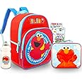 Amazon.com: Sesame Street Backpack with Lunch Box for Kids - Bundle ...