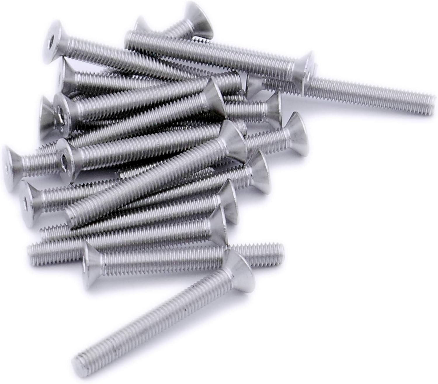 M4 4mm X 40mm Hex Socket Countersunk Machine Screw Bolt Stainless m4-4mm-x-40mm-hex-socket-countersunk-machine-screw-bolt-stainless