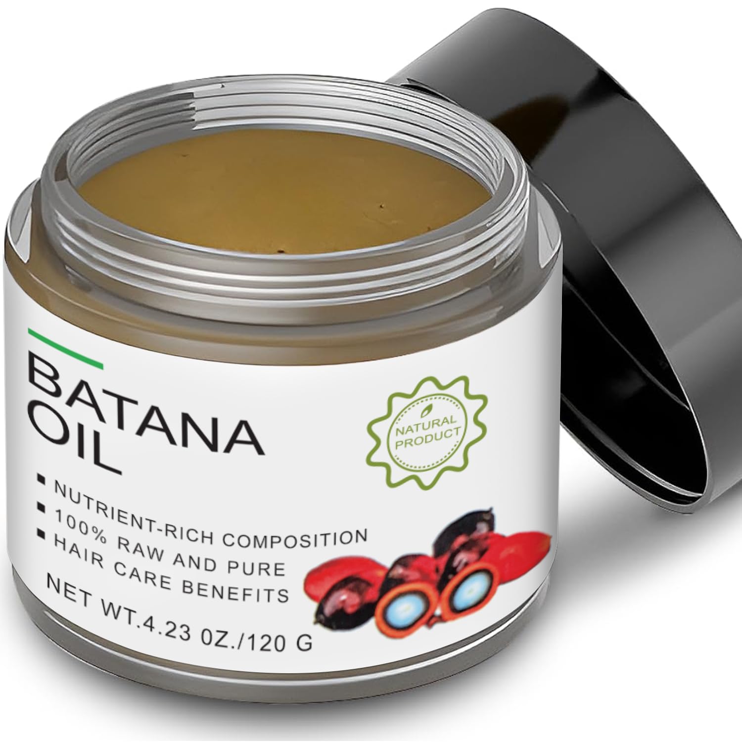 Organic Batana Oil for Hair Growth: 100% Natural Unrefined Batana Oil ...
