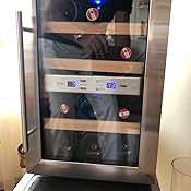 CASO WineDuett 12 Design Weinkühlschrank für bis zu 12 Flaschen (bis zu ...